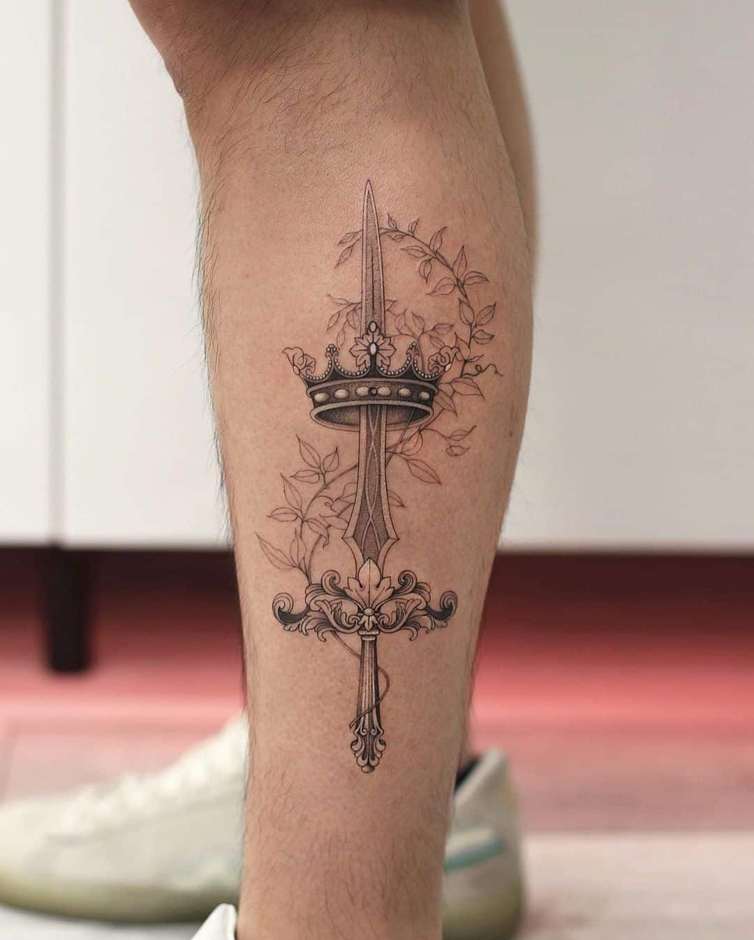 65 Epic Sword Tattoo Ideas: Unleash Your Inner Warrior - ARTWOONZ